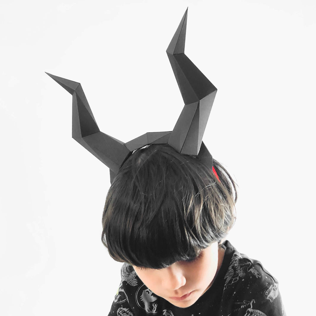 Printable DIY Paper Headbands | Templates for Ears, Horns, Wings, and ...