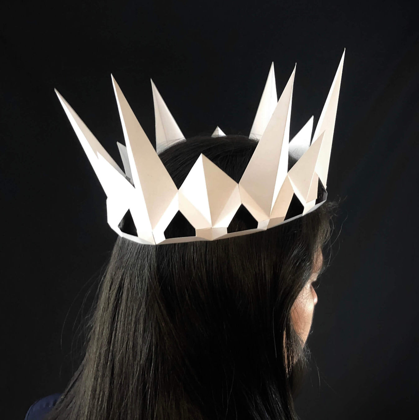 QUEEN RAVENNA PAPER CROWN – Printable DIY Template – Lucas PaperLab