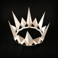 QUEEN RAVENNA PAPER CROWN – Printable DIY Template – Lucas PaperLab