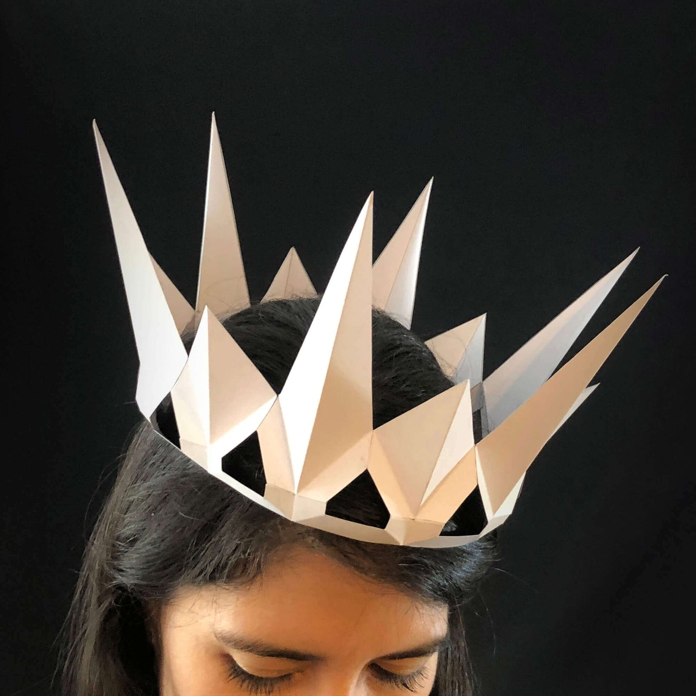QUEEN RAVENNA PAPER CROWN – Printable DIY Template – Lucas PaperLab