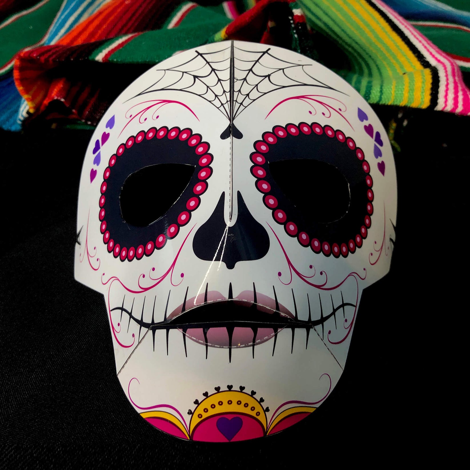 DIY CATRINA PAPER MASK - Sugar Skull Mask for kids – Lucas PaperLab